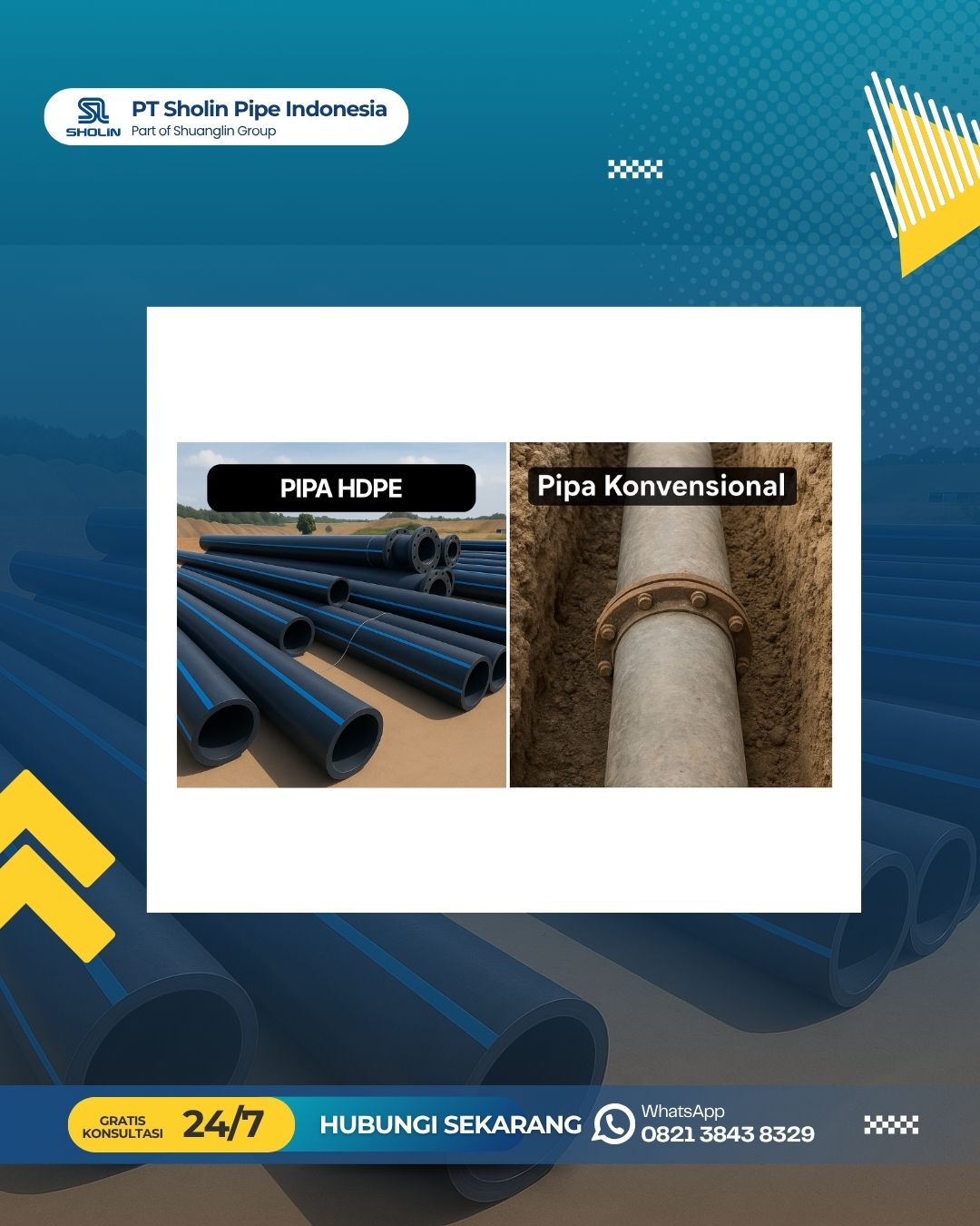 Ini Perbedaan Mendasar Pipa HDPE vs Pipa Konvensional untuk Proyek Air ...